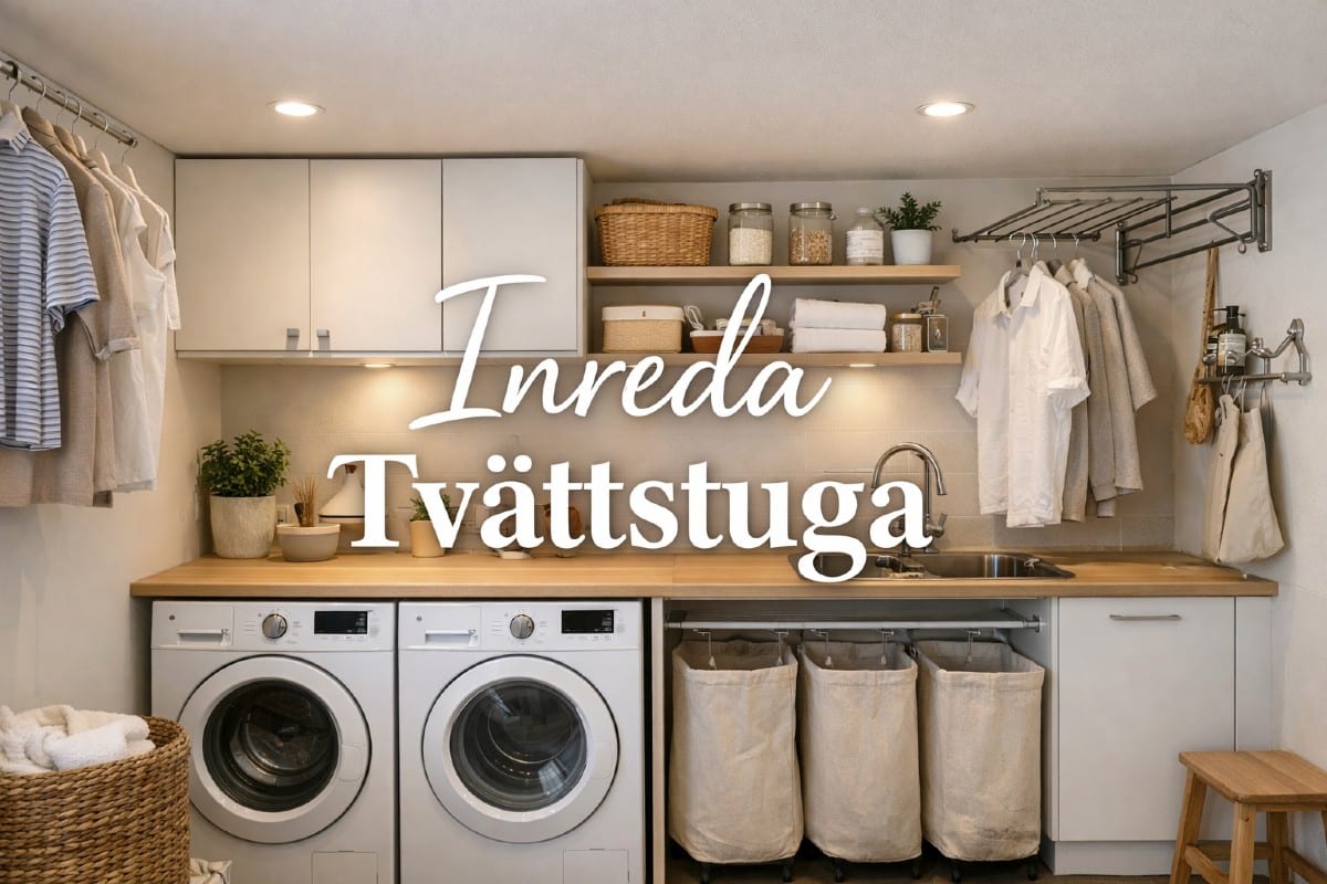 Hur kan jag inreda tvättstuga med lågt tak? – Inredningsvis